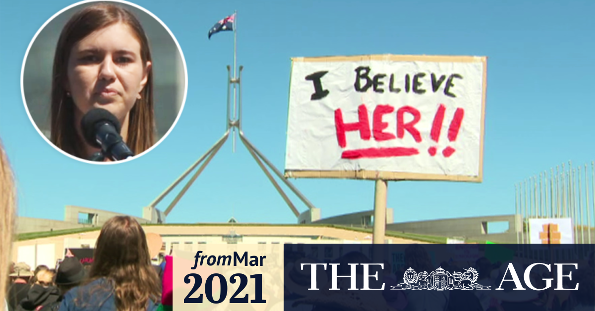 Video Brittany Higgins Delivers Powerful Speech At Canberra Womens March